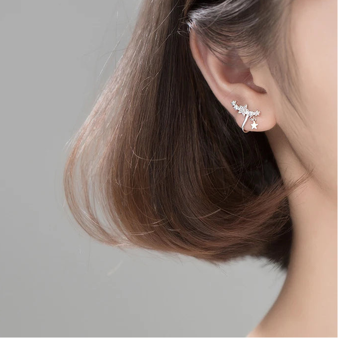 Starlit Curve Ear Cuffs – Blinglane
